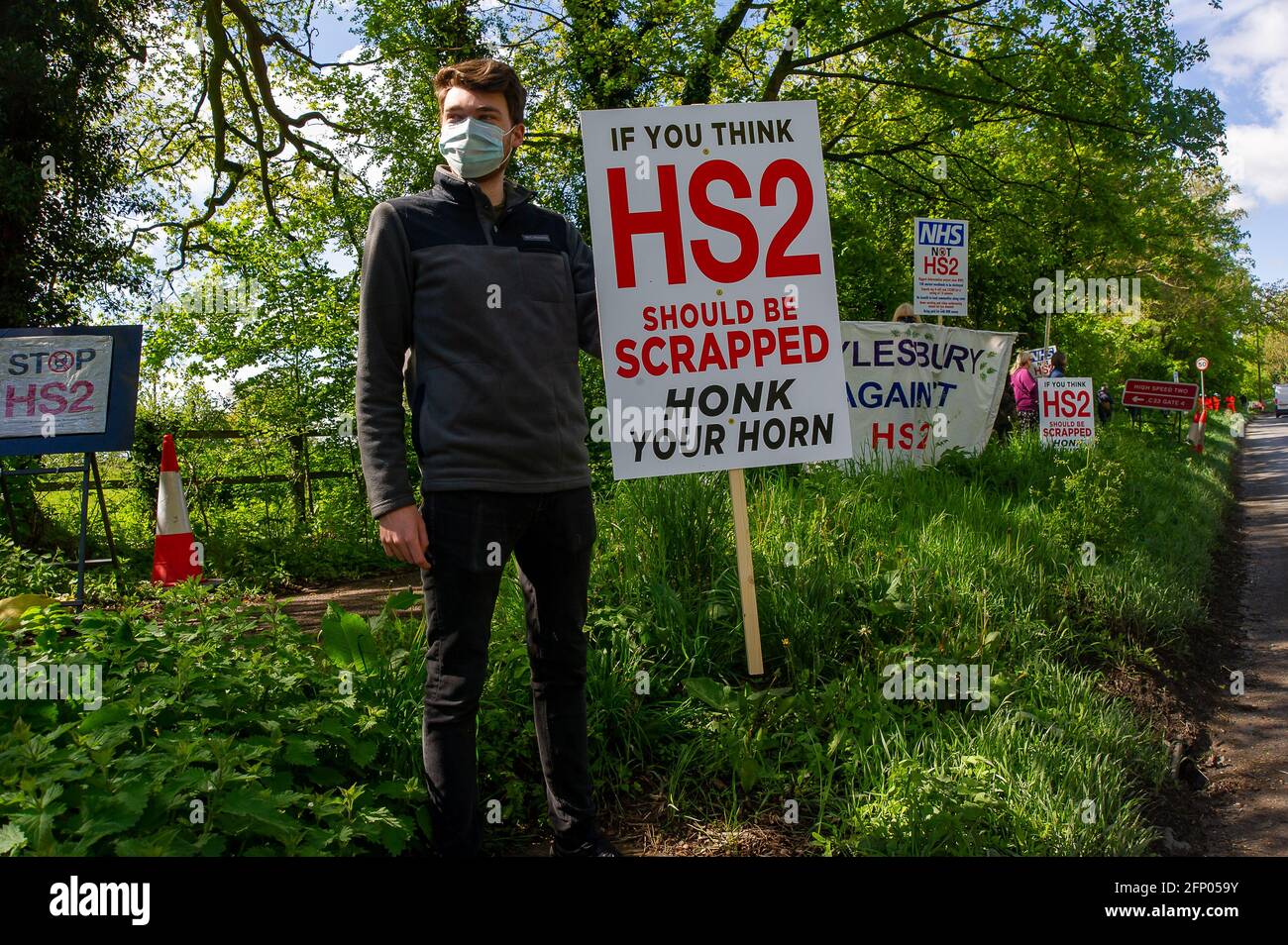 Hs2 protest hi-res stock photography and images - Alamy