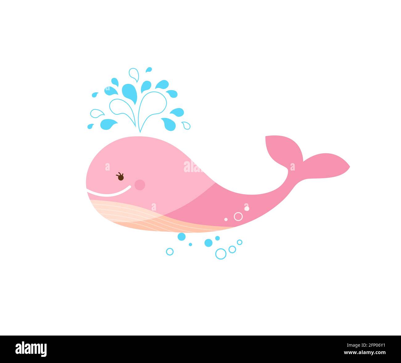 Pink Whale Clip Art