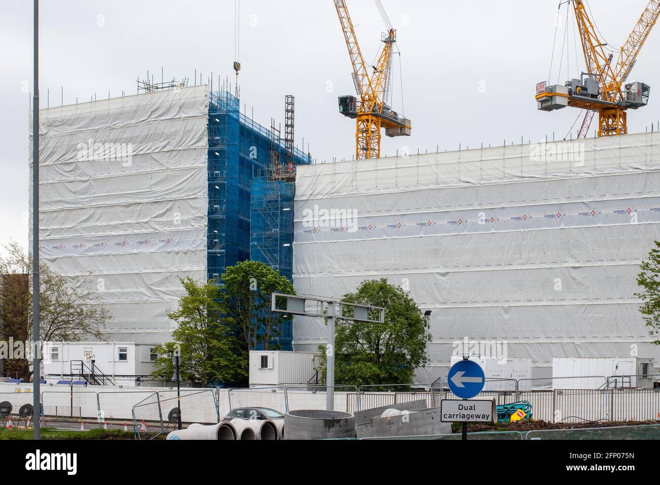 Controversial housing being built in Perry Barr, Birmingham. Originally ...