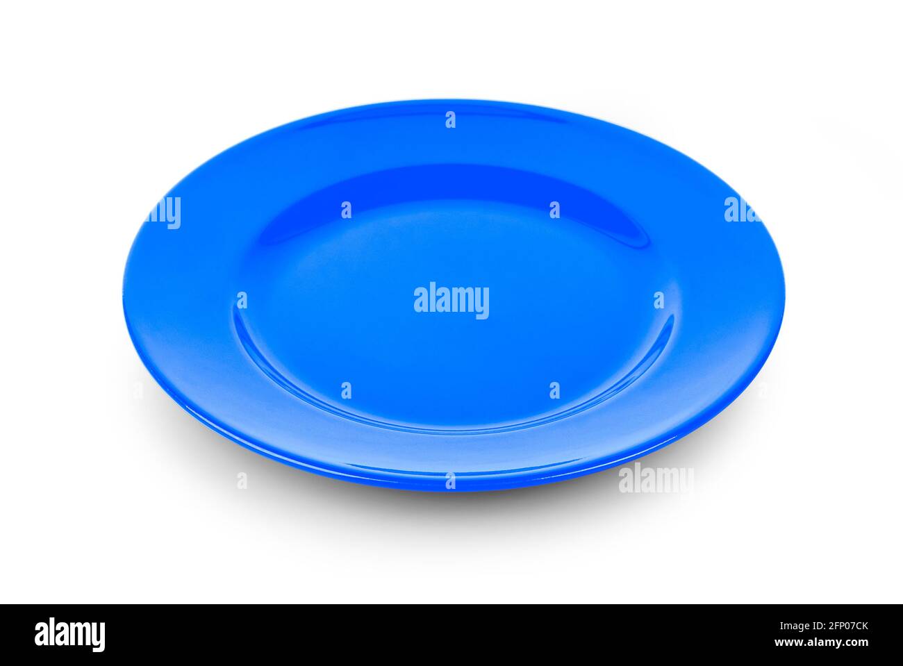 empty plate isolated on white background Stock Photo - Alamy