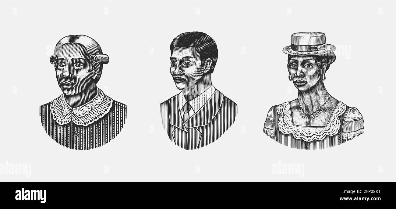 Victorian face drawing hi-res stock photography and images - Alamy