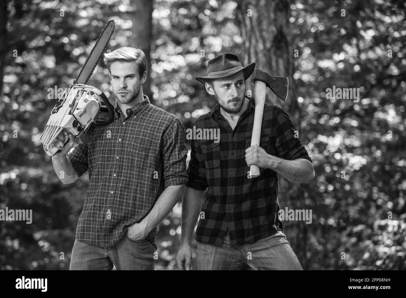 leisure time together. summer or spring activity. man farmers relax in ...