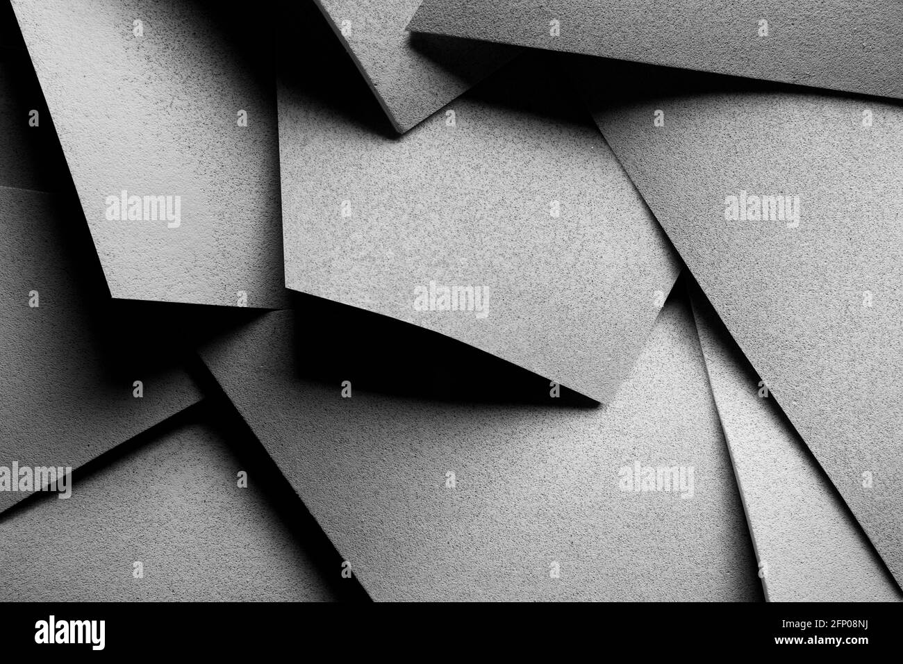 Composition made material shapes, texture background Stock Photo - Alamy