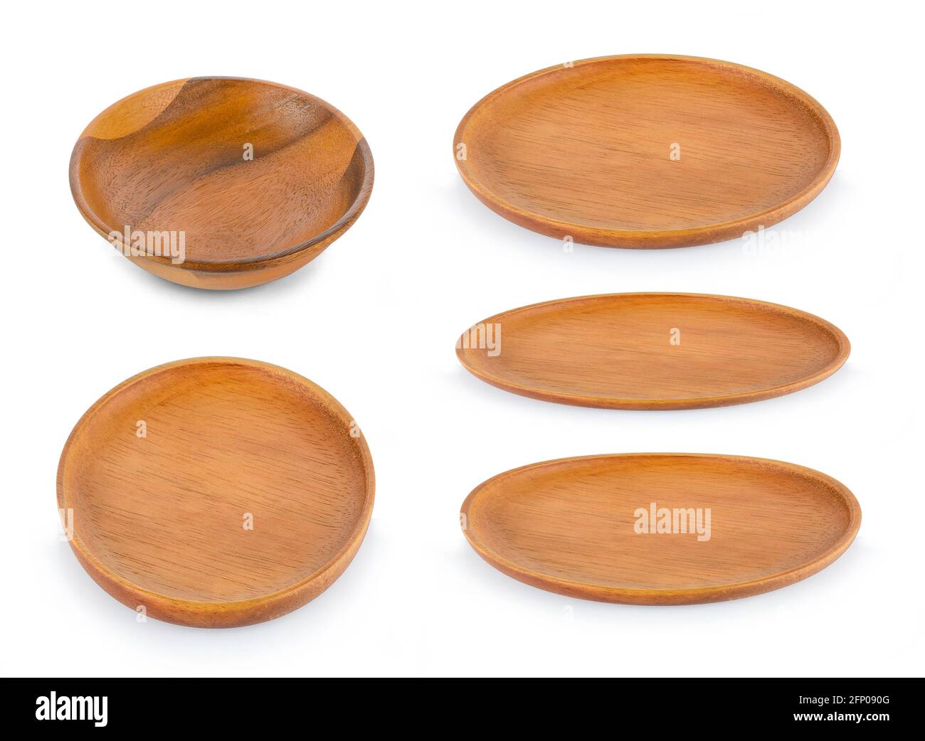 collection Wood plate isolated on white background Stock Photo - Alamy