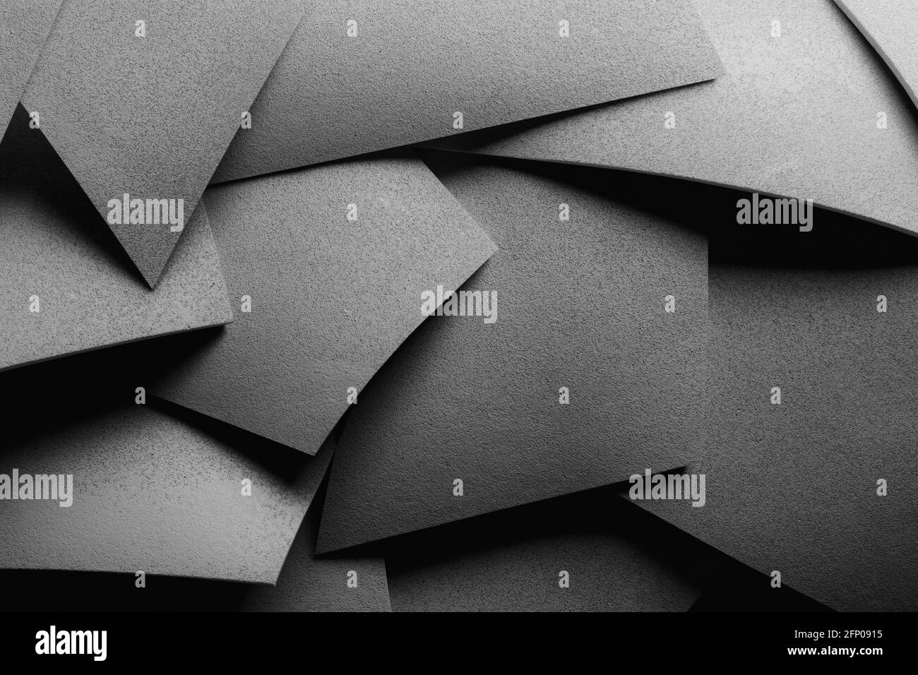 Composition made material shapes, texture background Stock Photo - Alamy