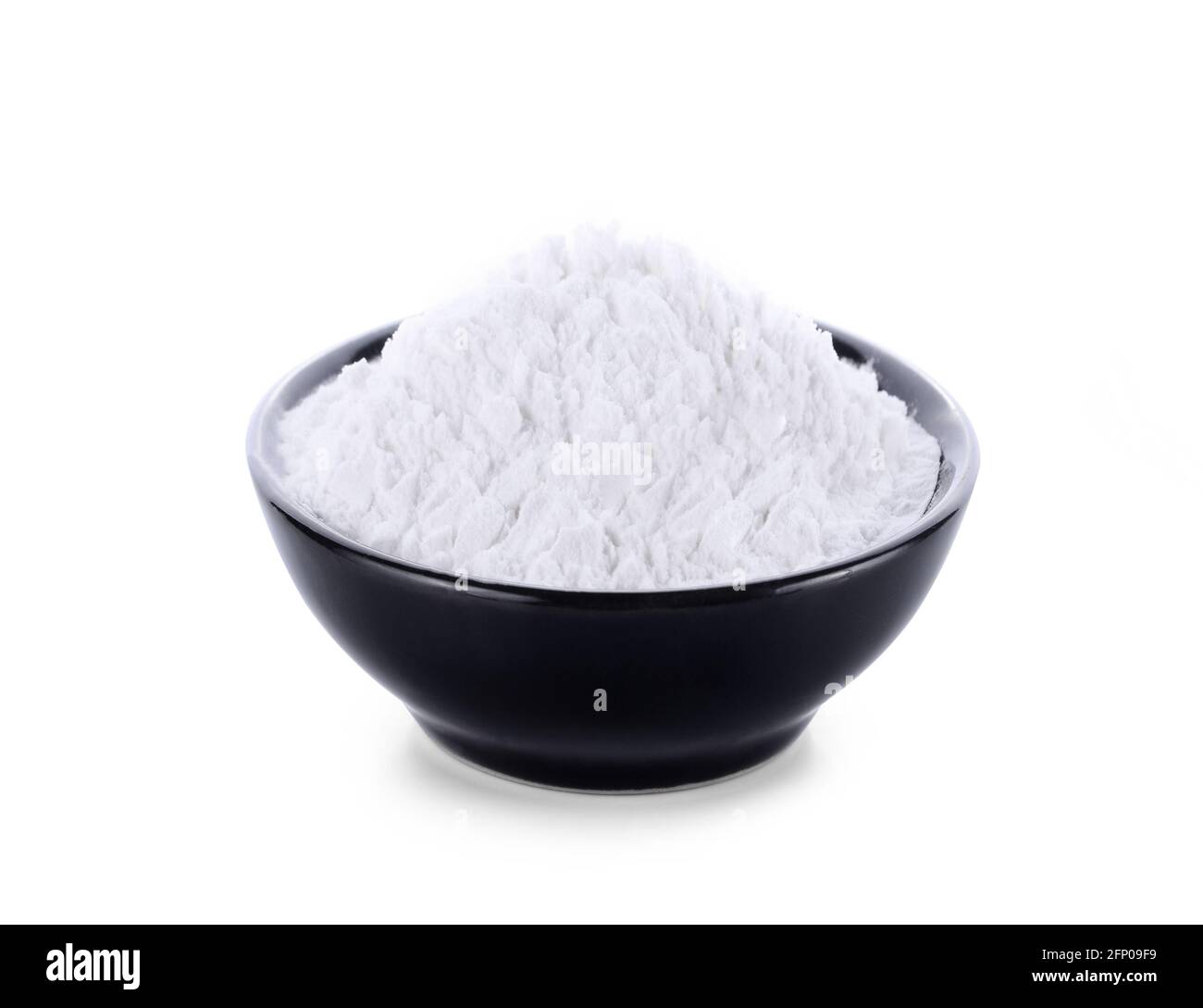 tapioca flour on white background Stock Photo - Alamy