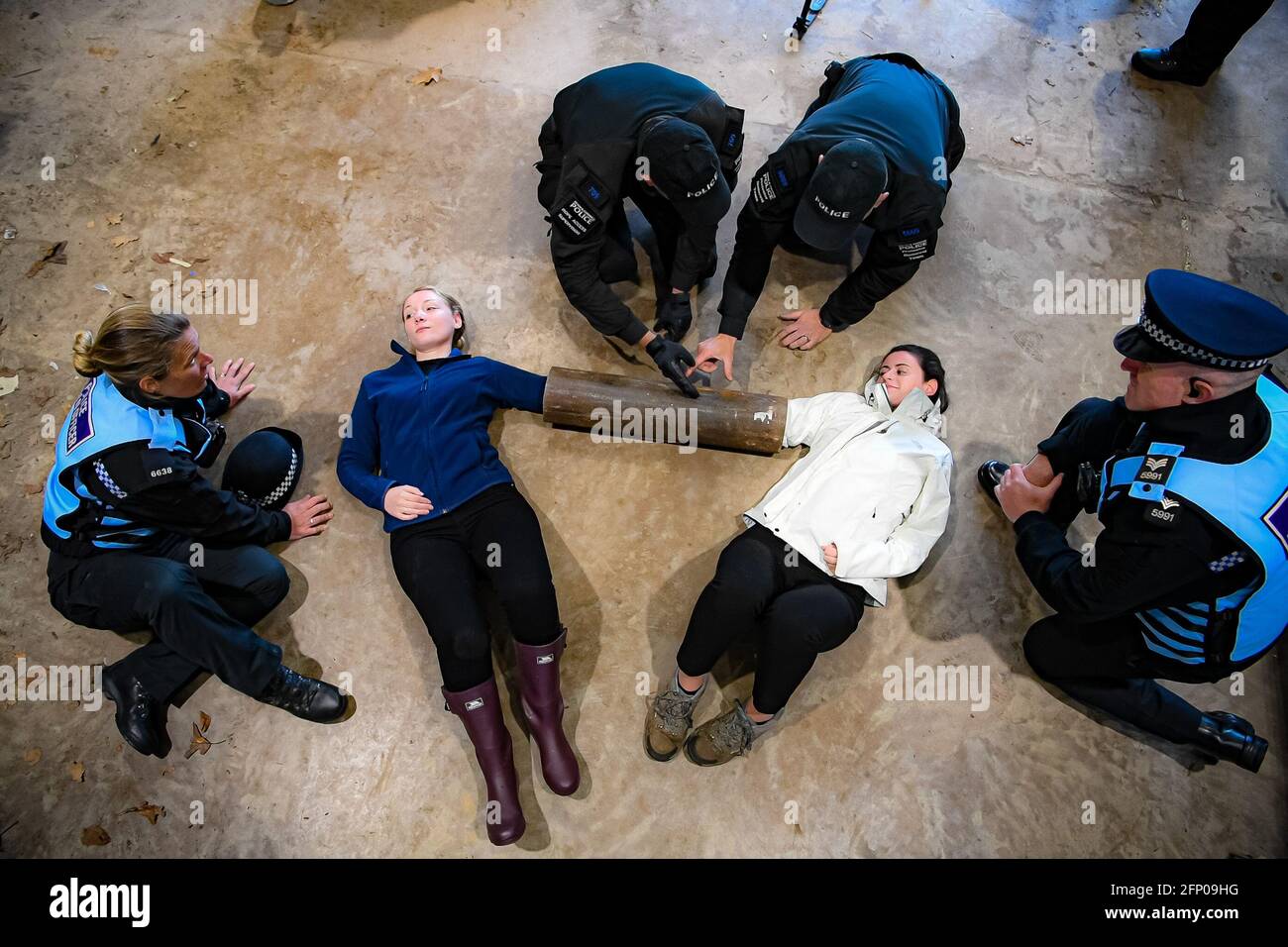 Police liaison team officers hi-res stock photography and images - Alamy