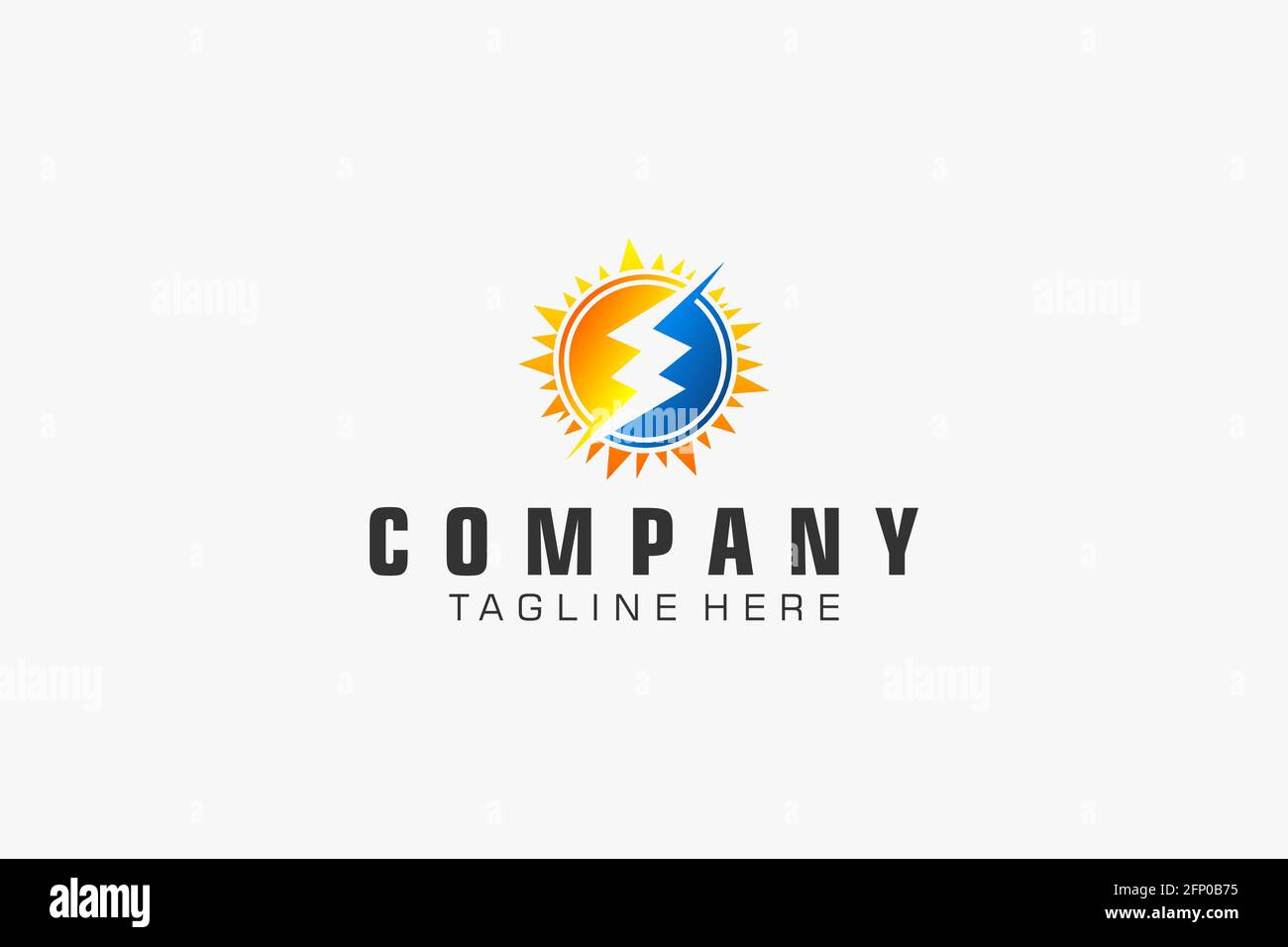 Solar panel energy electric electricity logo vector Stock Vector Image ...