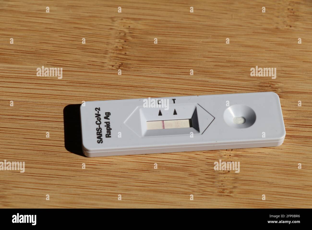 Covid self test showing negative result Stock Photo - Alamy