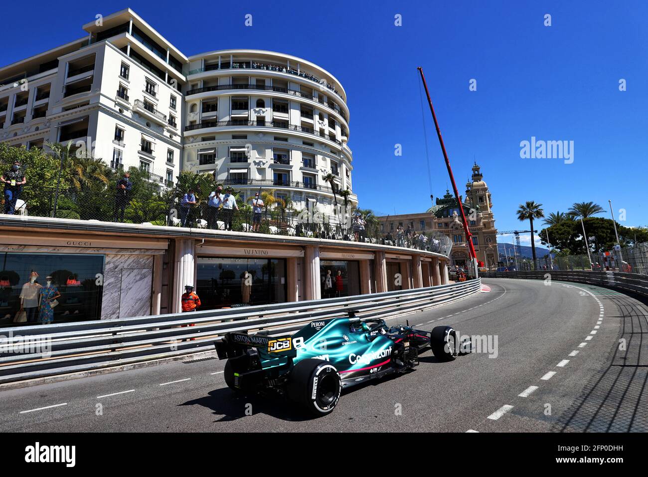 Monte Carlo, Monaco. 20th May, 2021. Lance Stroll (CDN) Aston Martin F1 ...