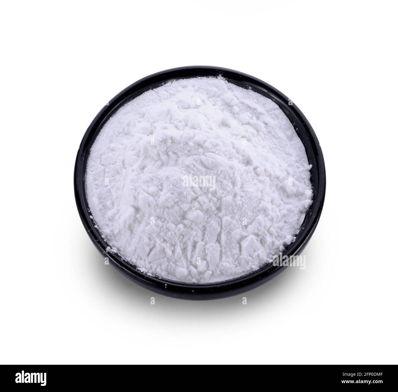 tapioca flour isolated on white background Stock Photo - Alamy