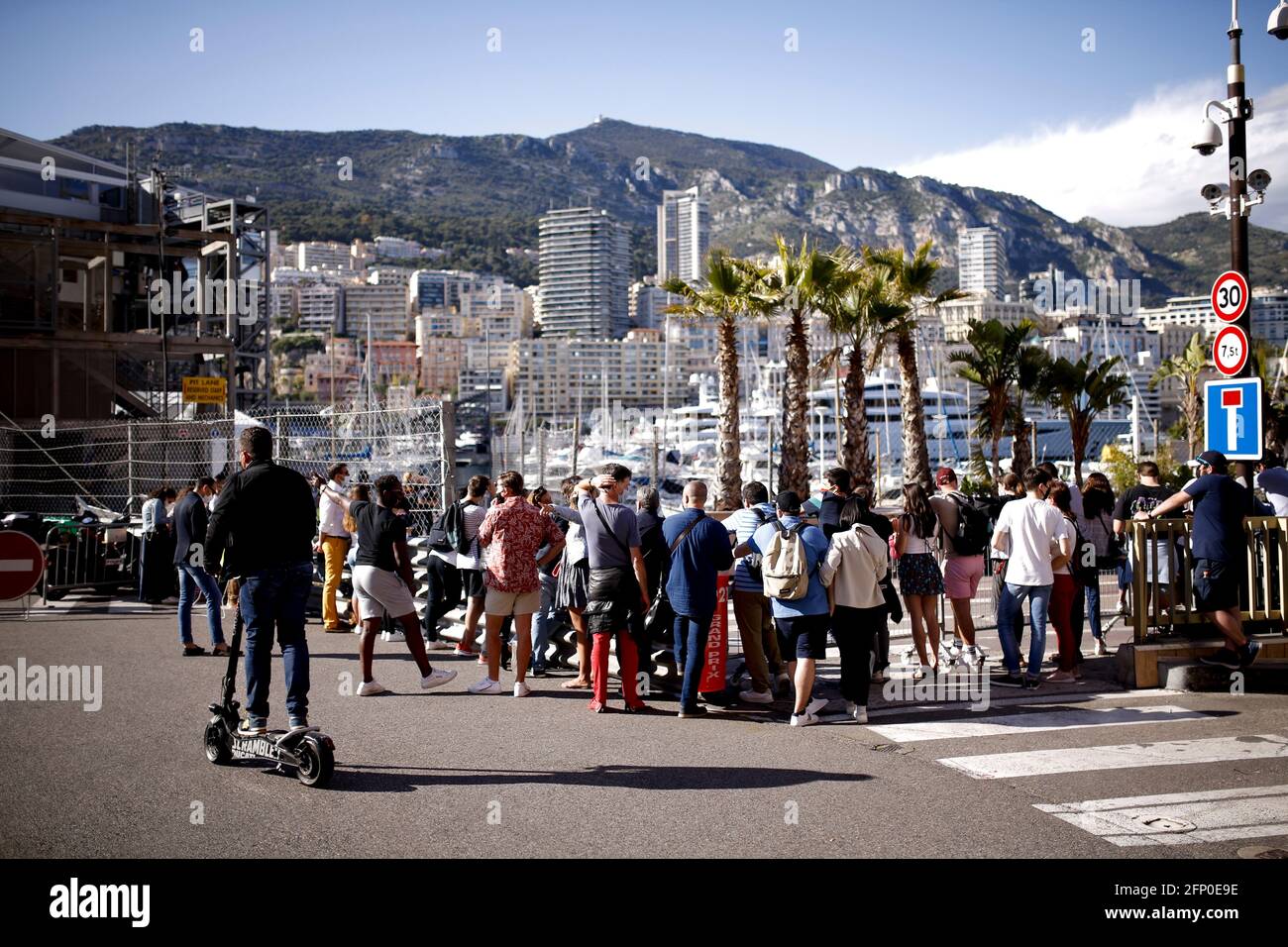 Monte-Carlo, Monaco. 19th May, 2021. Fans, F1 Grand Prix of Monaco at ...