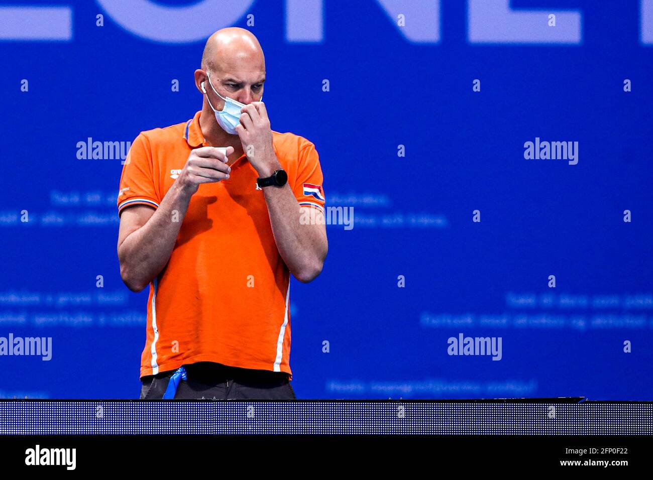 BUDAPEST, HUNGARY - MAY 20: National Coach Marcel Wouda of the ...
