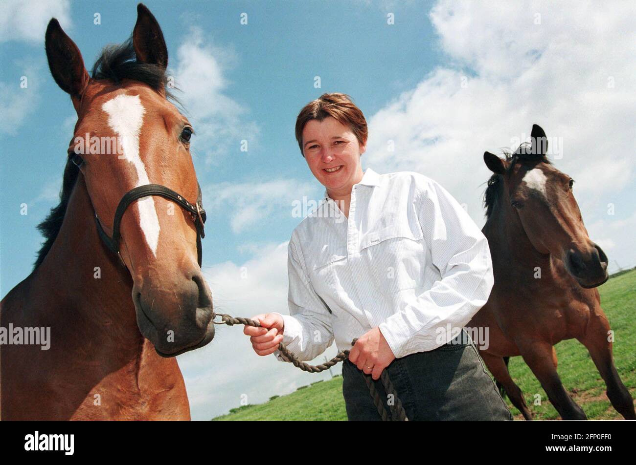 Former rally and saloon car driver Louise Aitken Walker who has swapped ...