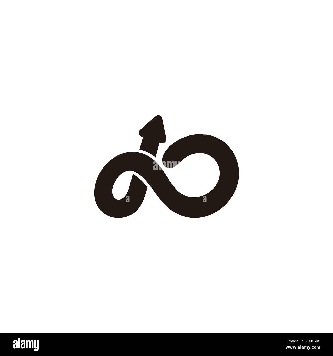 loop motion arrow up simple design vector Stock Vector Image & Art - Alamy