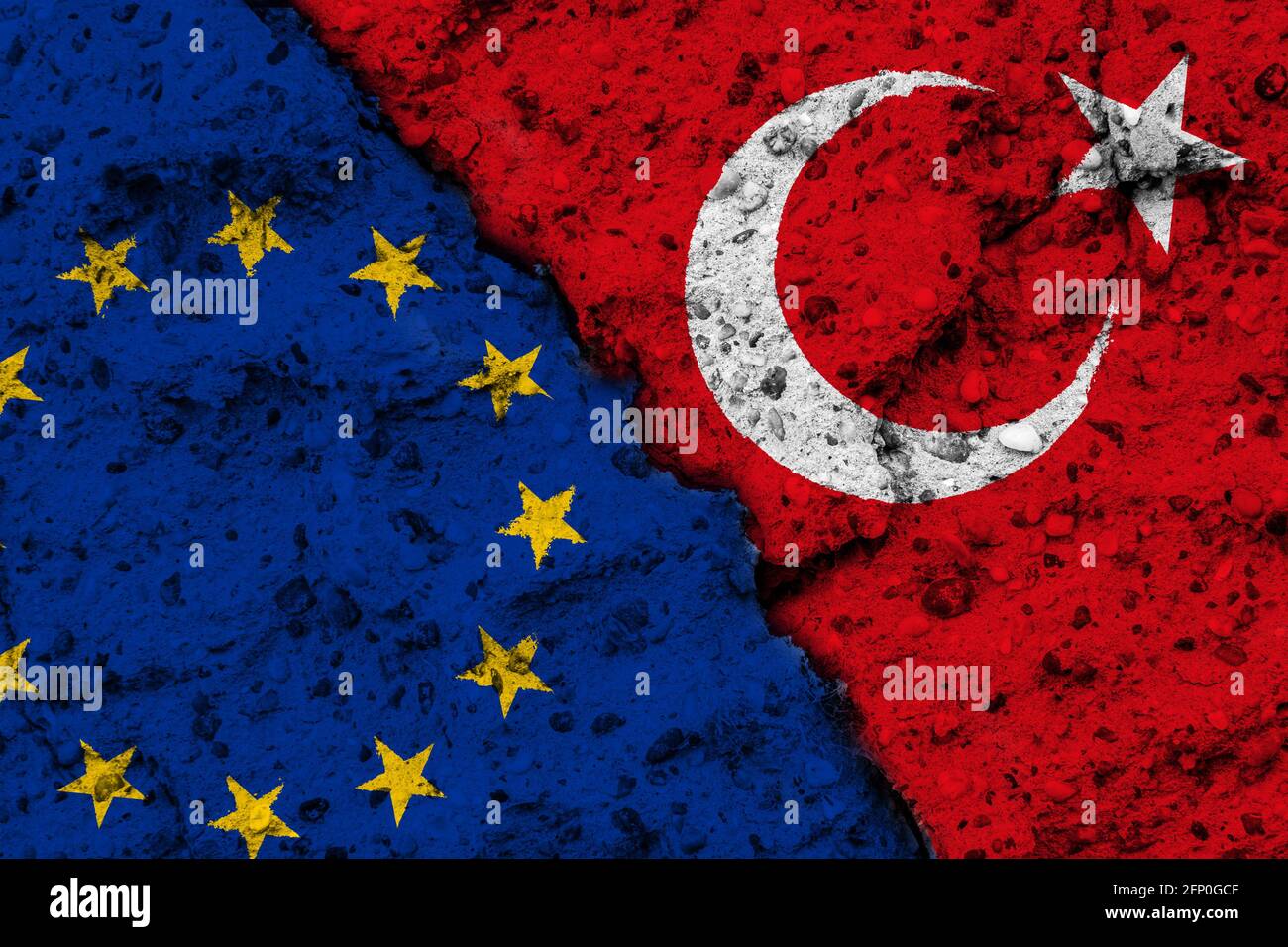 Flags on the wall hi-res stock photography and images - Alamy