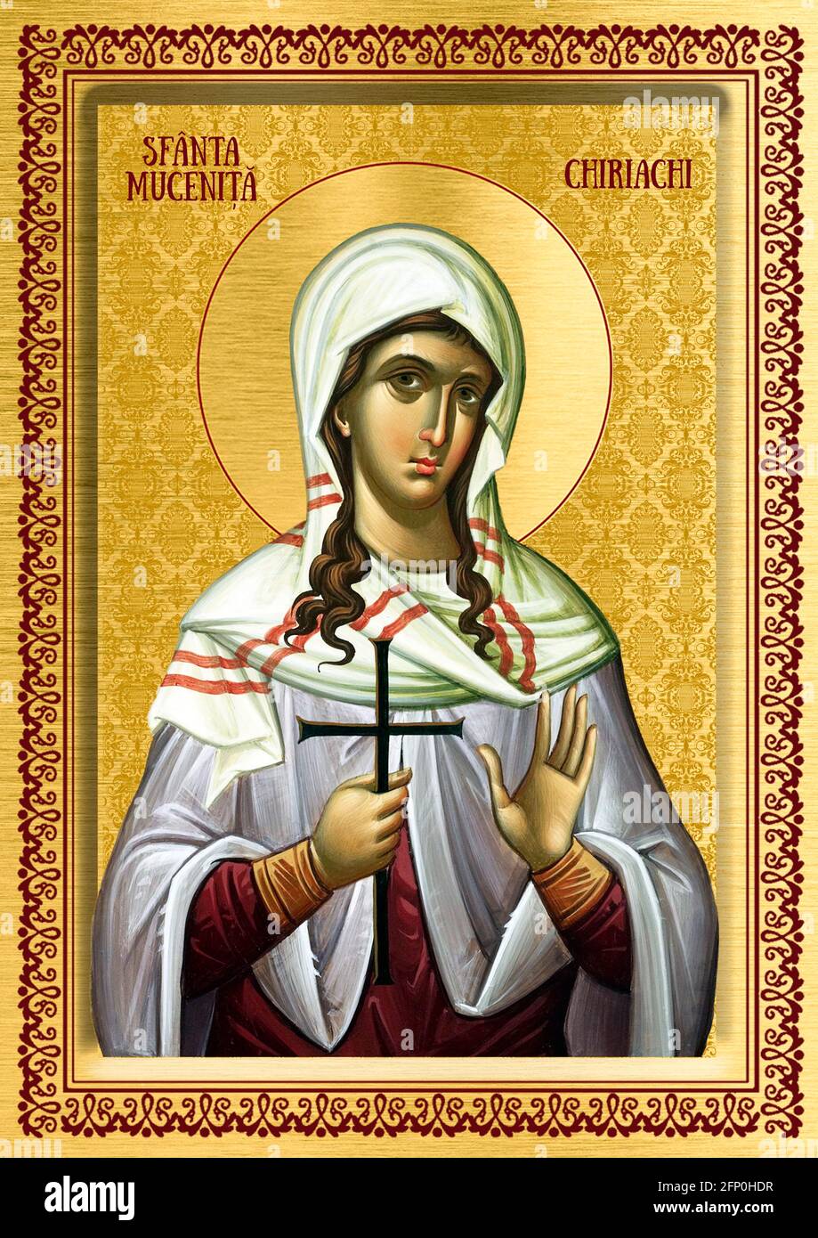 Orthodox byzantine iconography Stock Photo - Alamy