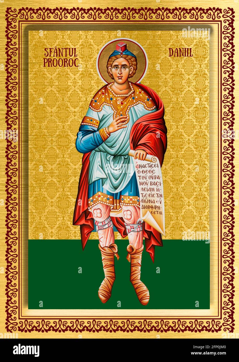 Orthodox byzantine iconography Stock Photo - Alamy