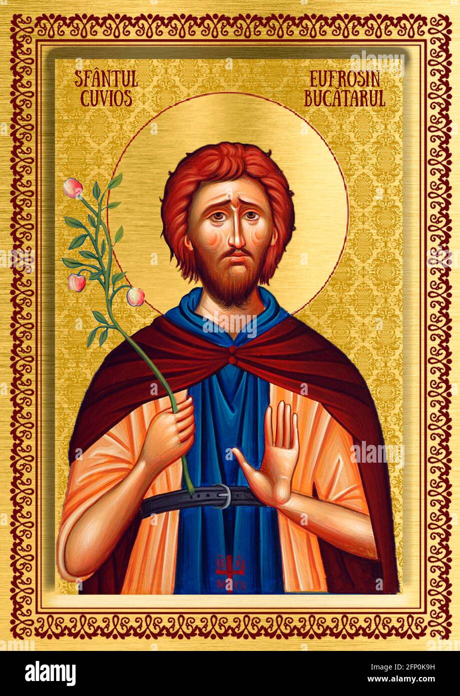 Orthodox byzantine iconography Stock Photo - Alamy