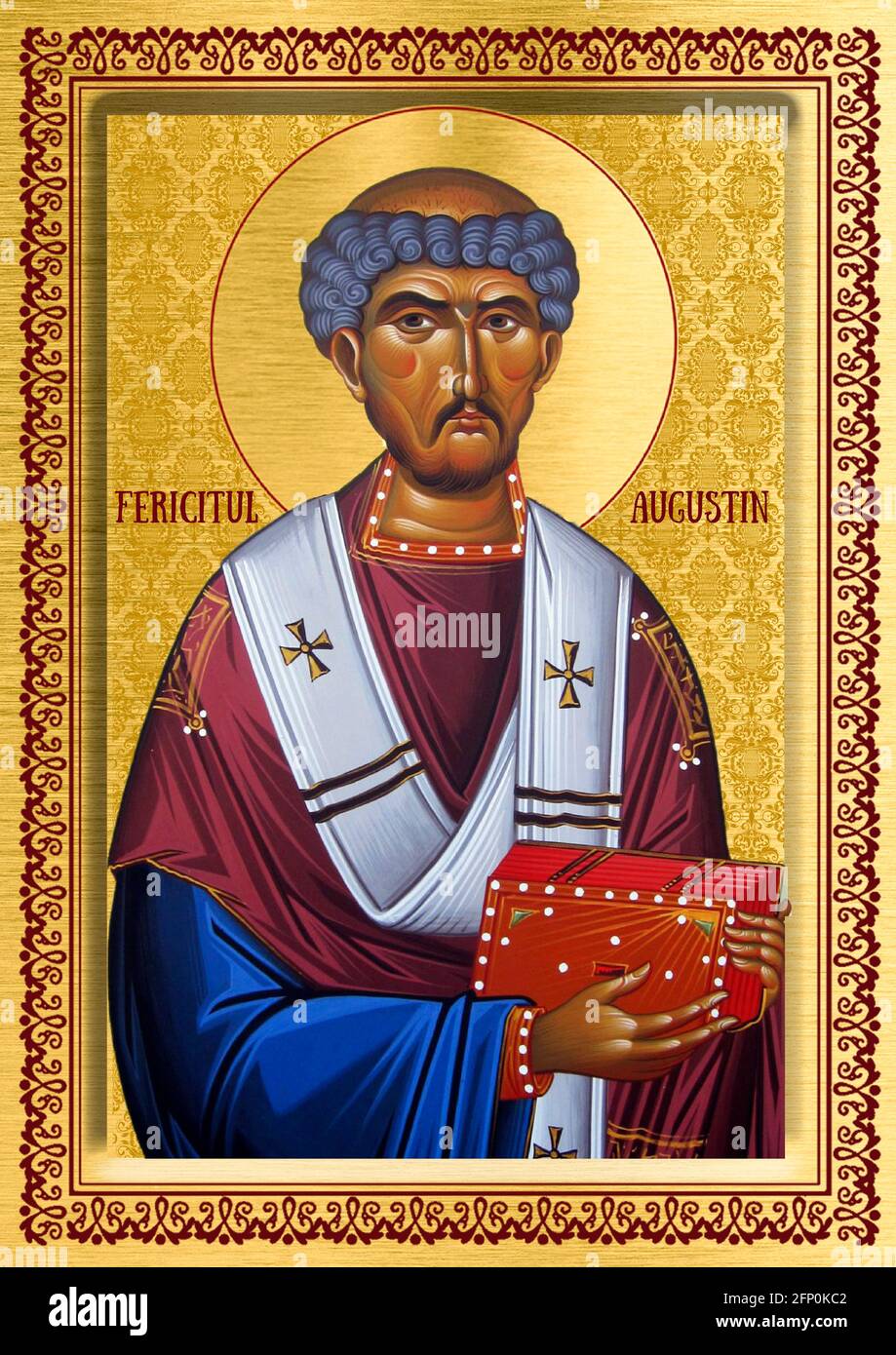 Orthodox byzantine iconography Stock Photo - Alamy