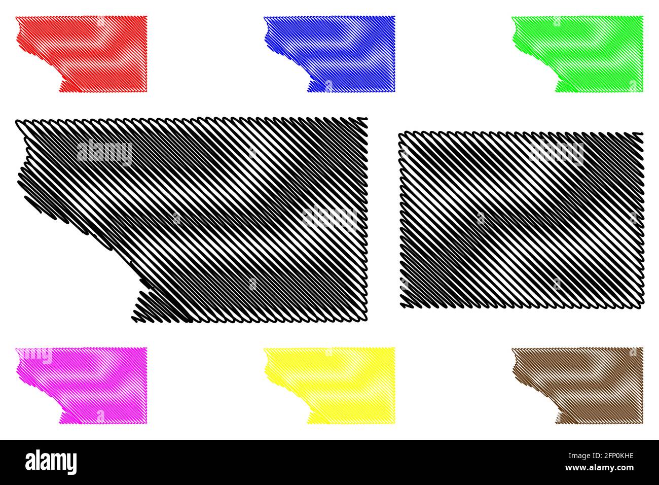 Beadle vector outline map hi-res stock photography and images - Alamy