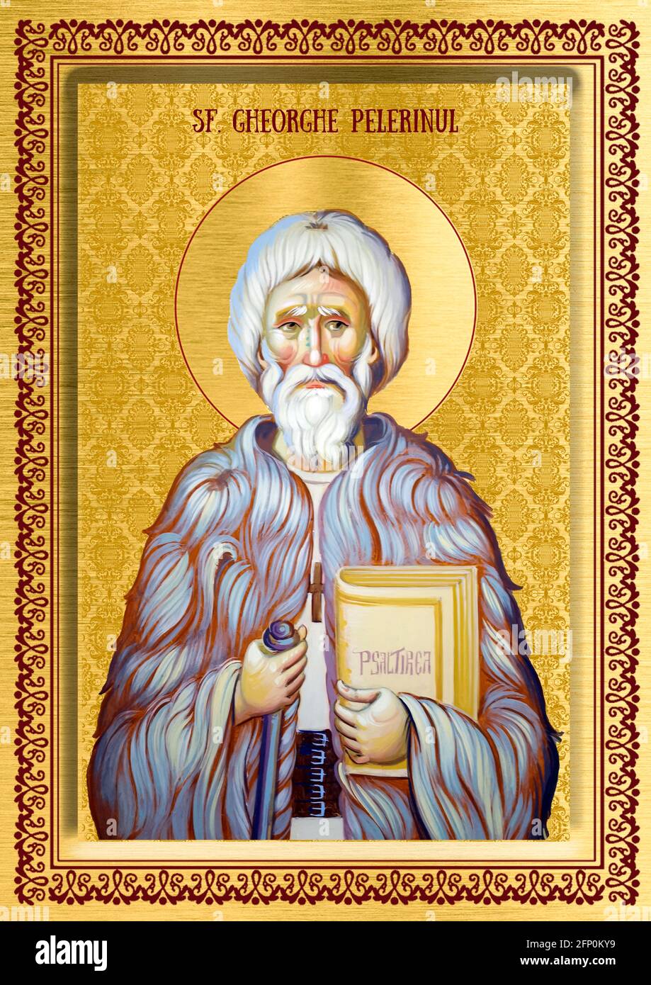 Orthodox byzantine iconography Stock Photo - Alamy