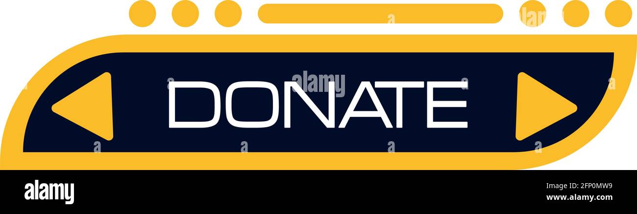 streaming donate template Stock Vector Image & Art - Alamy