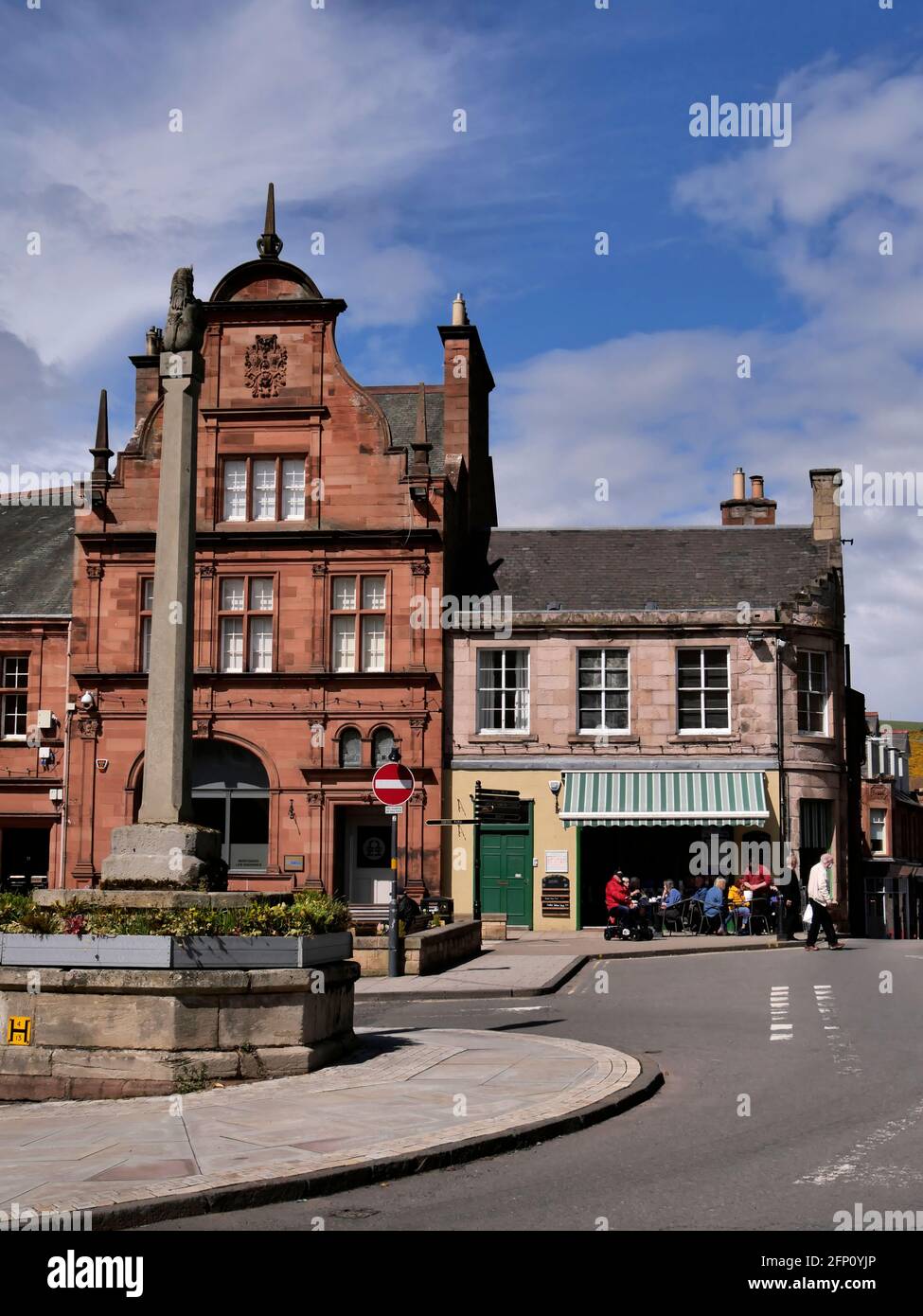 Melrose Town Scottish Borders High Resolution Stock Photography and ...