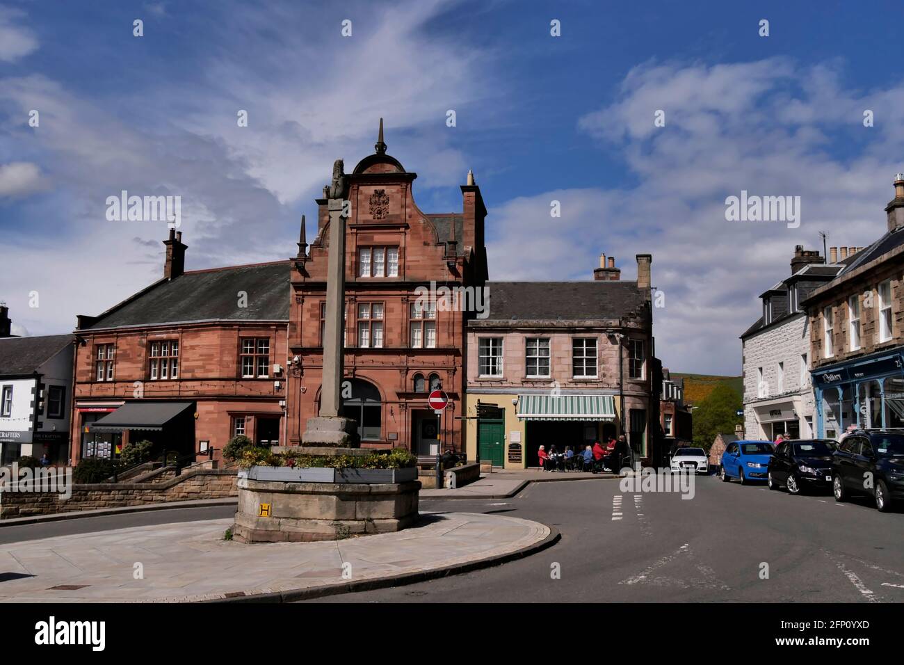 Melrose Town Scottish Borders High Resolution Stock Photography and ...