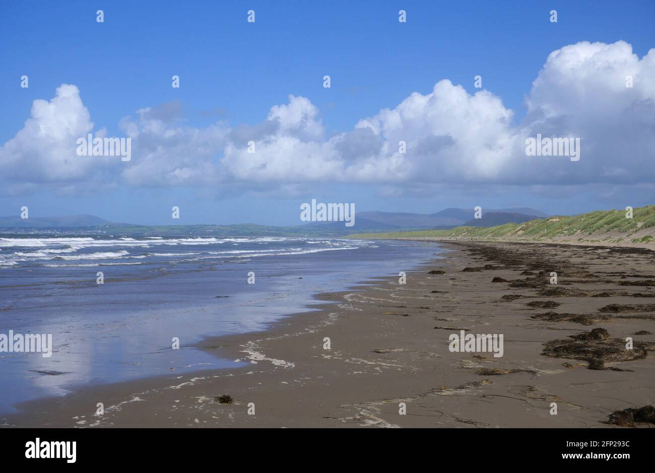 Harlech Beach Wales Stock Photo - Alamy