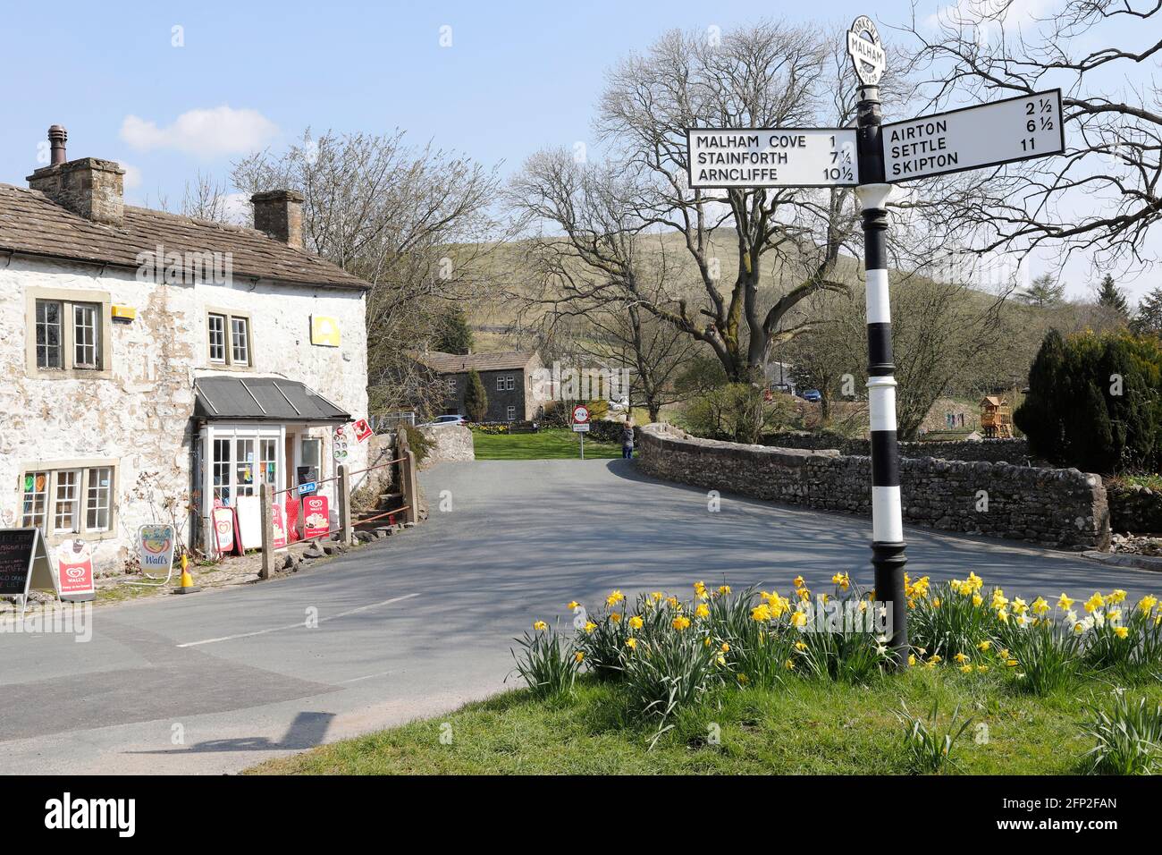 Malham Village, in North Yorkshire Stock Photo - Alamy