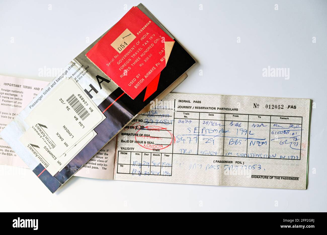 British Airways Boarding Pass