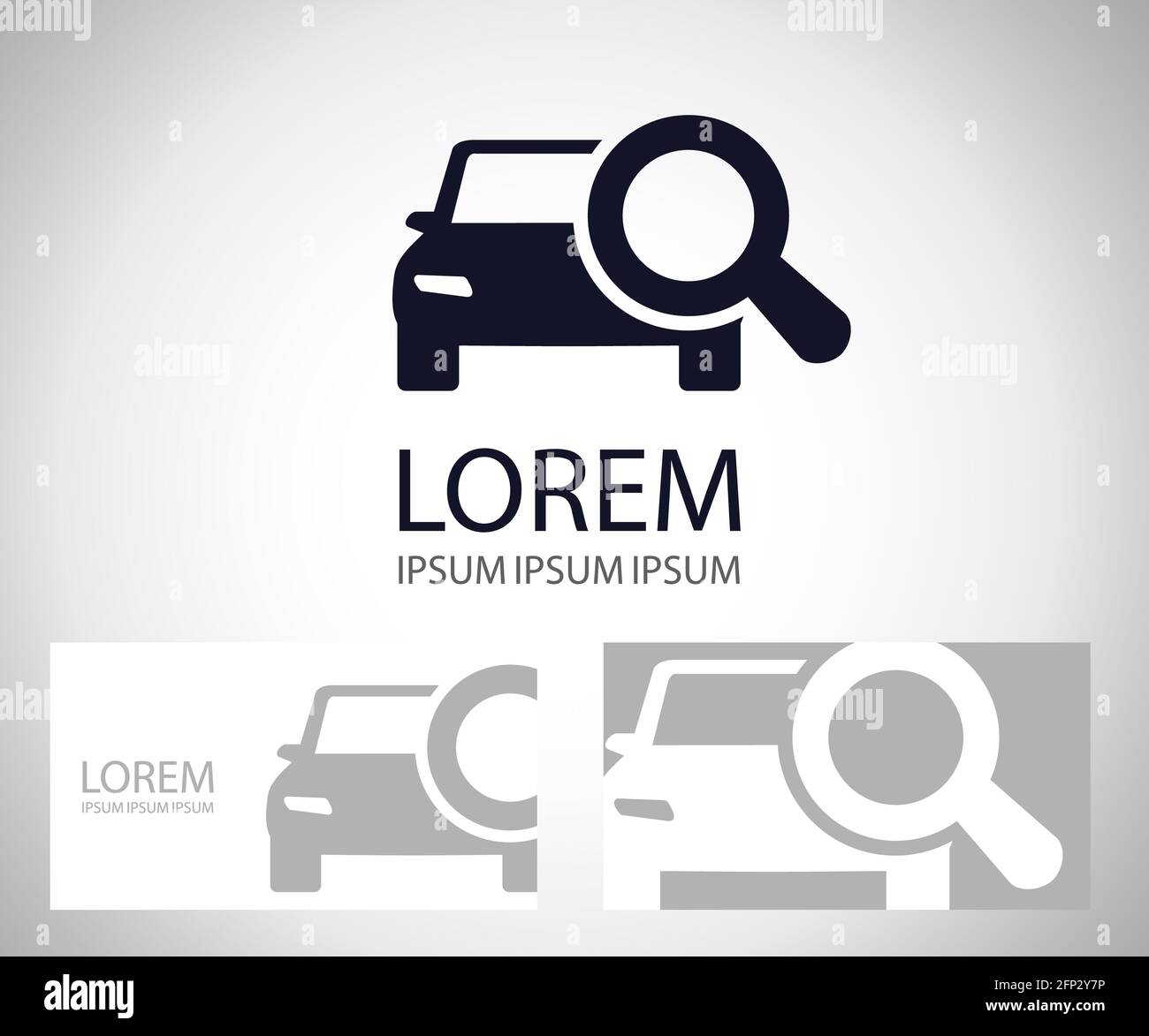 Looking For Car selling icon, magnifying glass search car, logo car ...