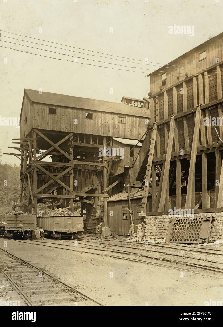 Coal mining in West Virginia, photo 1908 Stock Photo - Alamy
