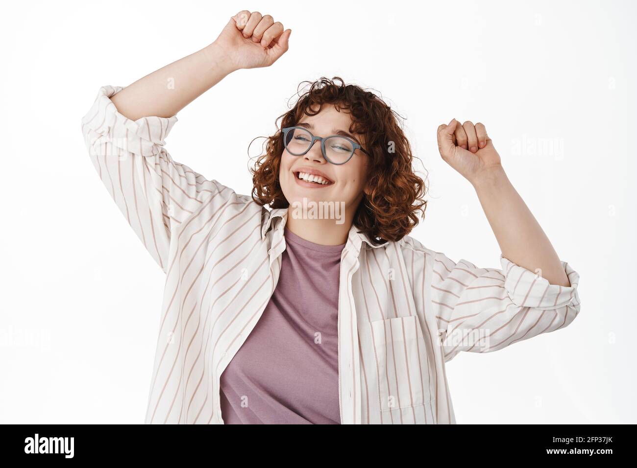 Woman rasing eyes hi-res stock photography and images - Alamy