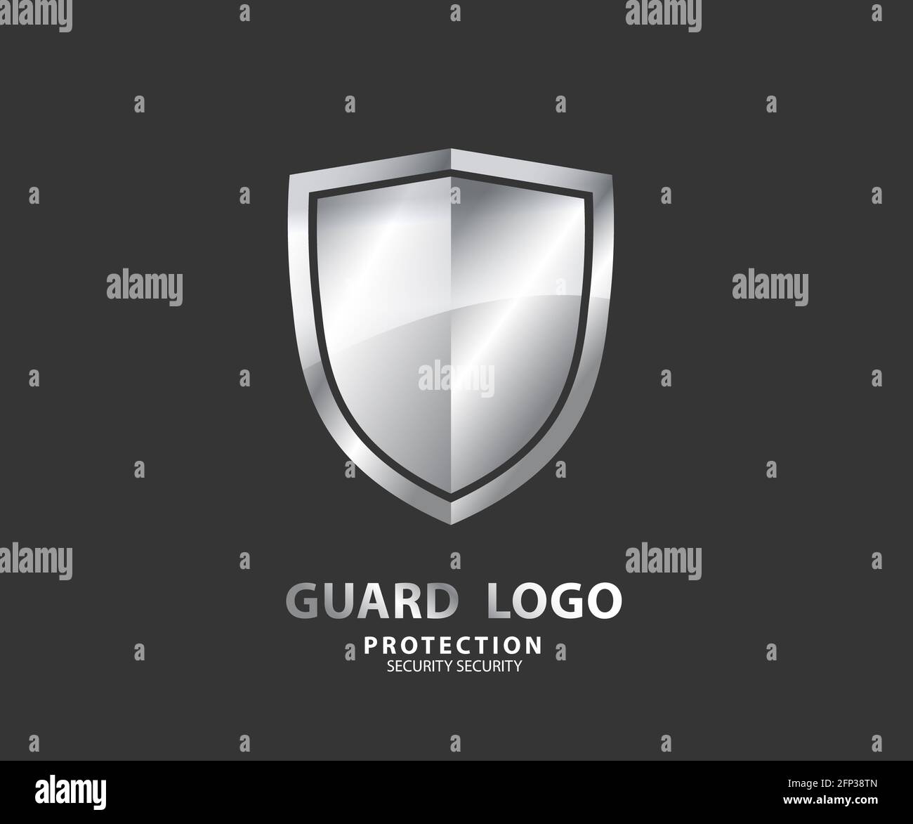 logo security company. vector emerald shield for protection, vector ...