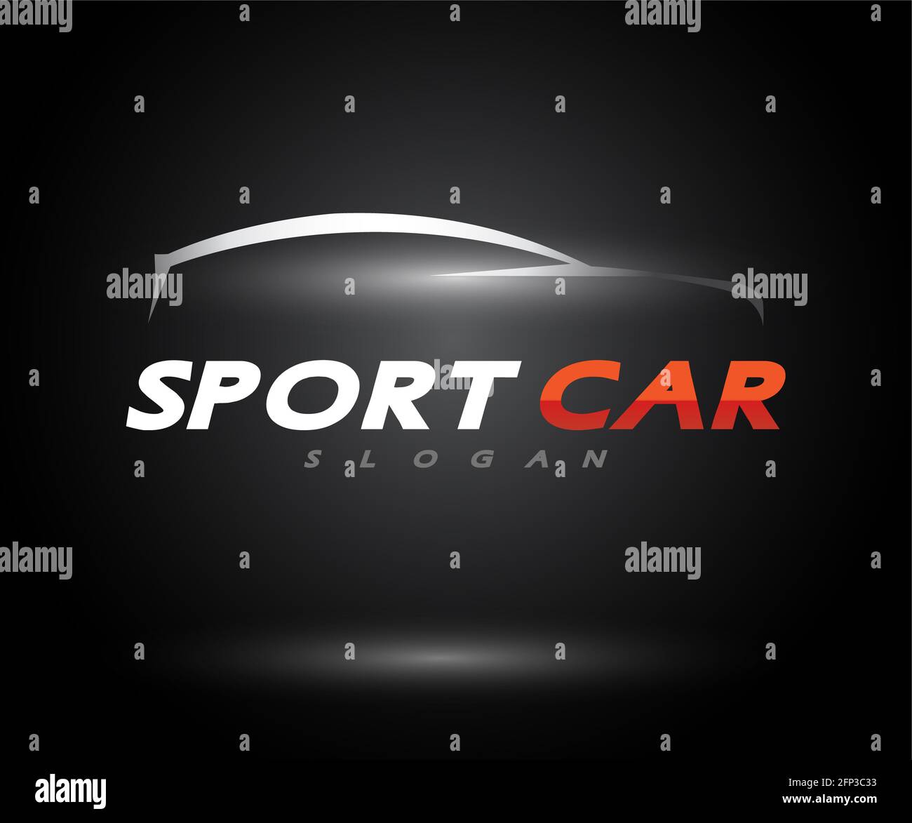 Sports Car Logo company, abstract car design concept automotive vector ...