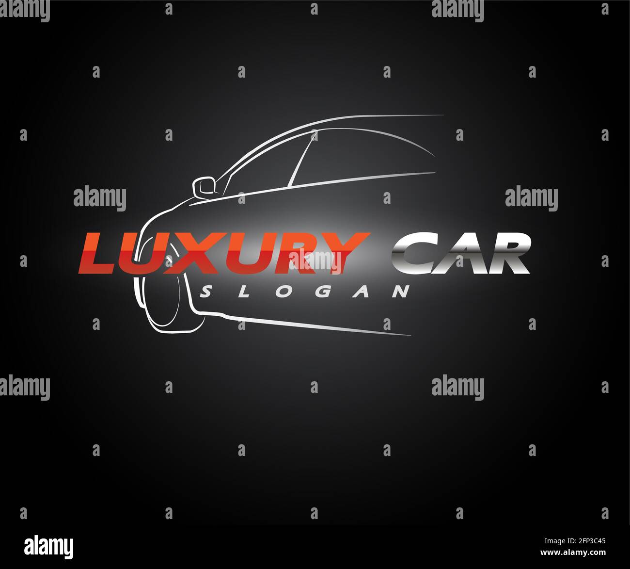 Sports Car Logo company, abstract car design concept automotive vector ...