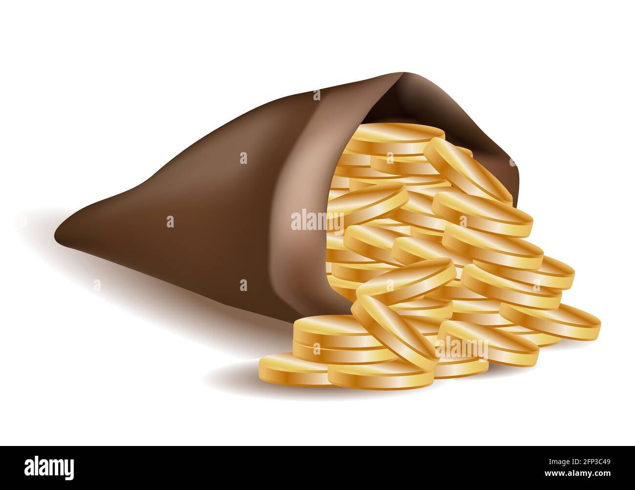 Spilled treasure Stock Vector Images - Alamy