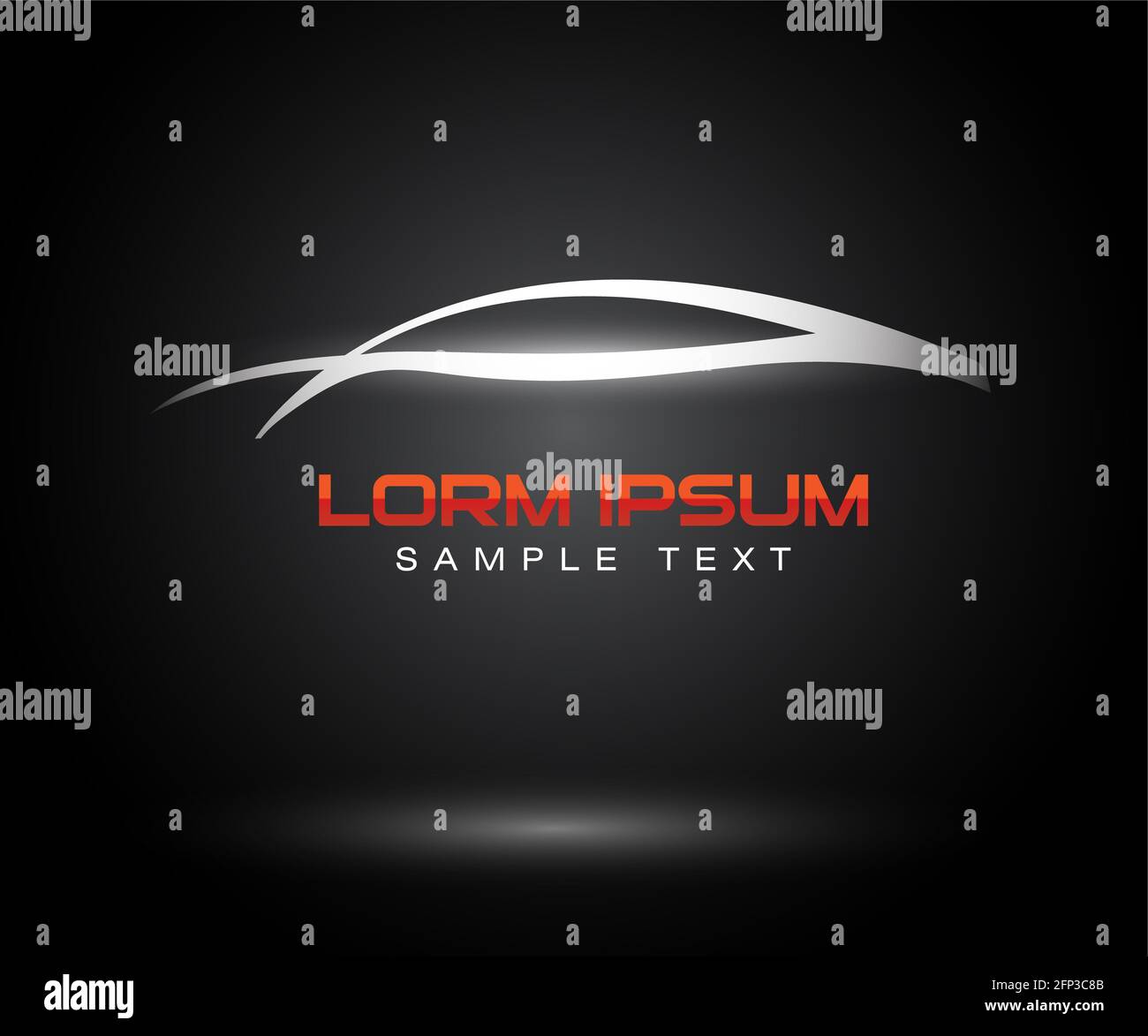 Sports Car Logo company, abstract car design concept automotive vector ...