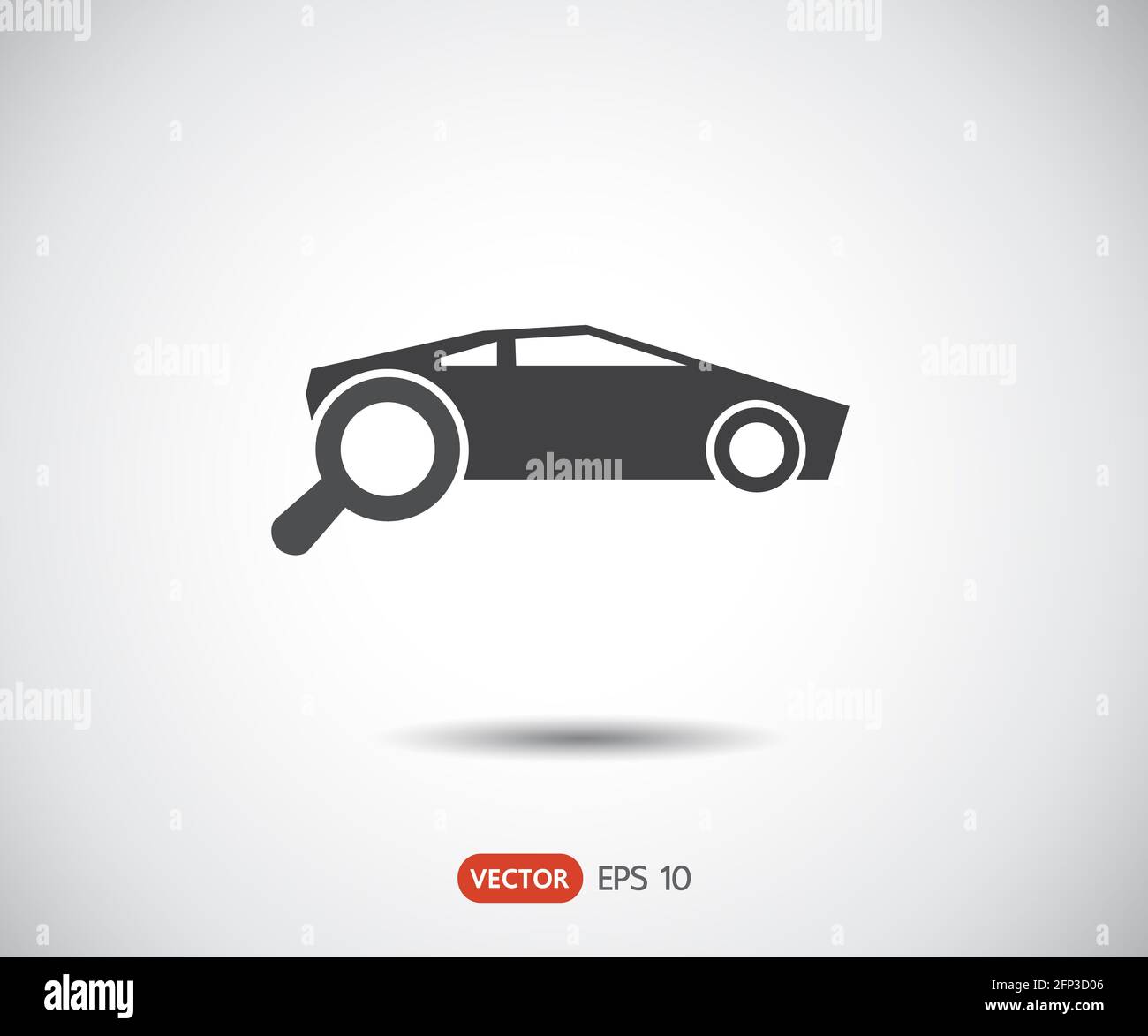 Search car Icon eps Set, logo vector illustration Stock Photo - Alamy