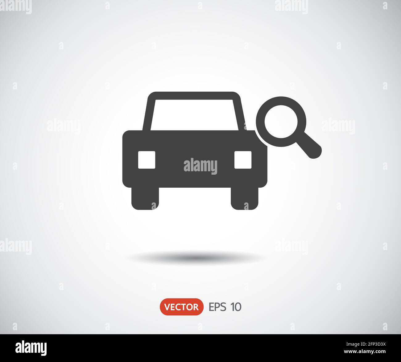 Search car Icon eps Set, logo vector illustration Stock Photo - Alamy