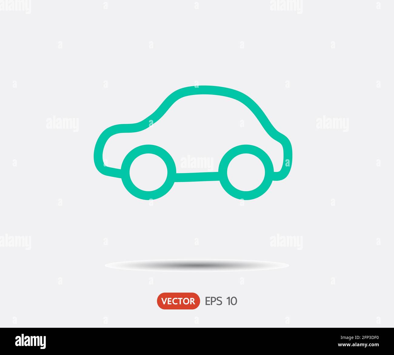 Pictograph of car, logo Vector illustration Stock Photo - Alamy