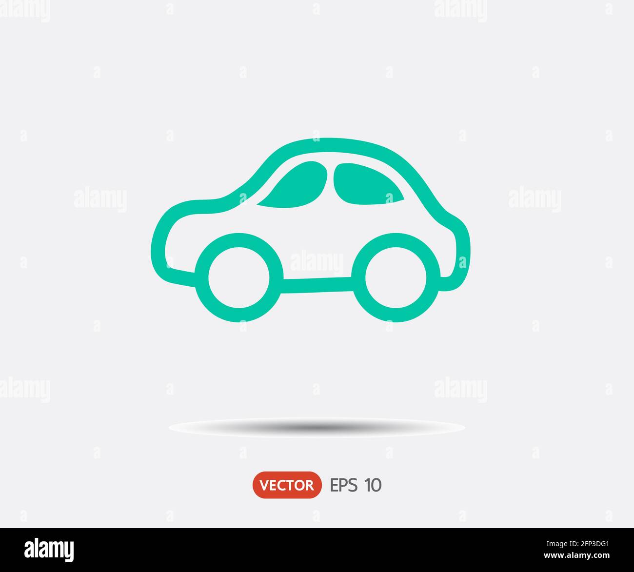 Pictograph of car, logo Vector illustration Stock Photo - Alamy