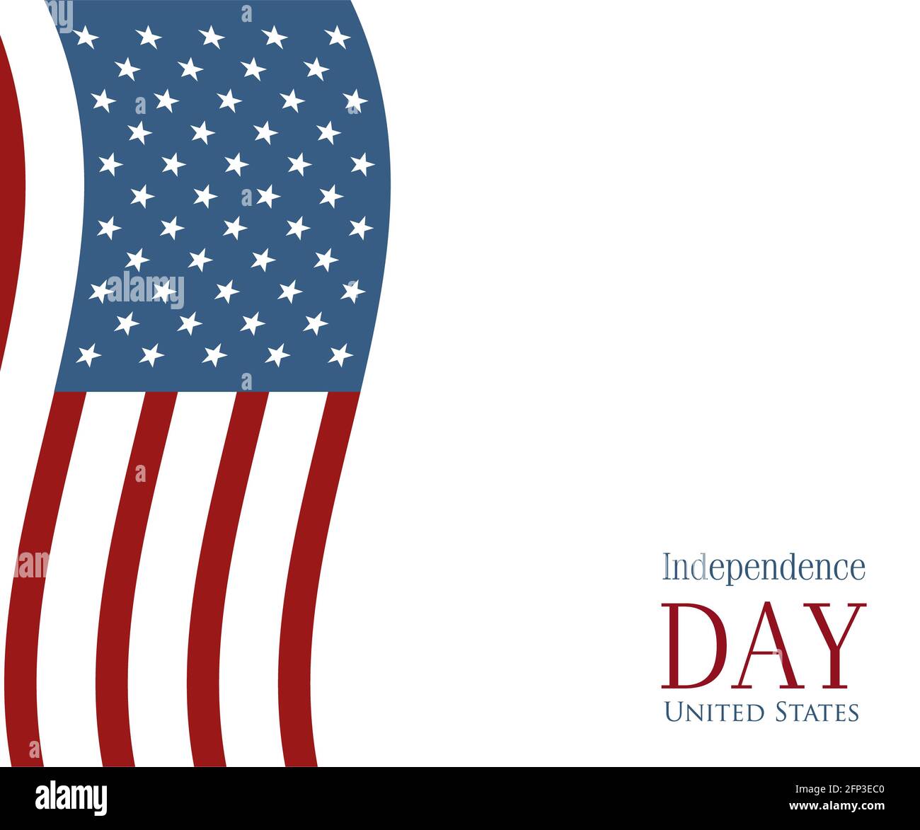 vector image of american flag, USA United States symbol, Independence ...