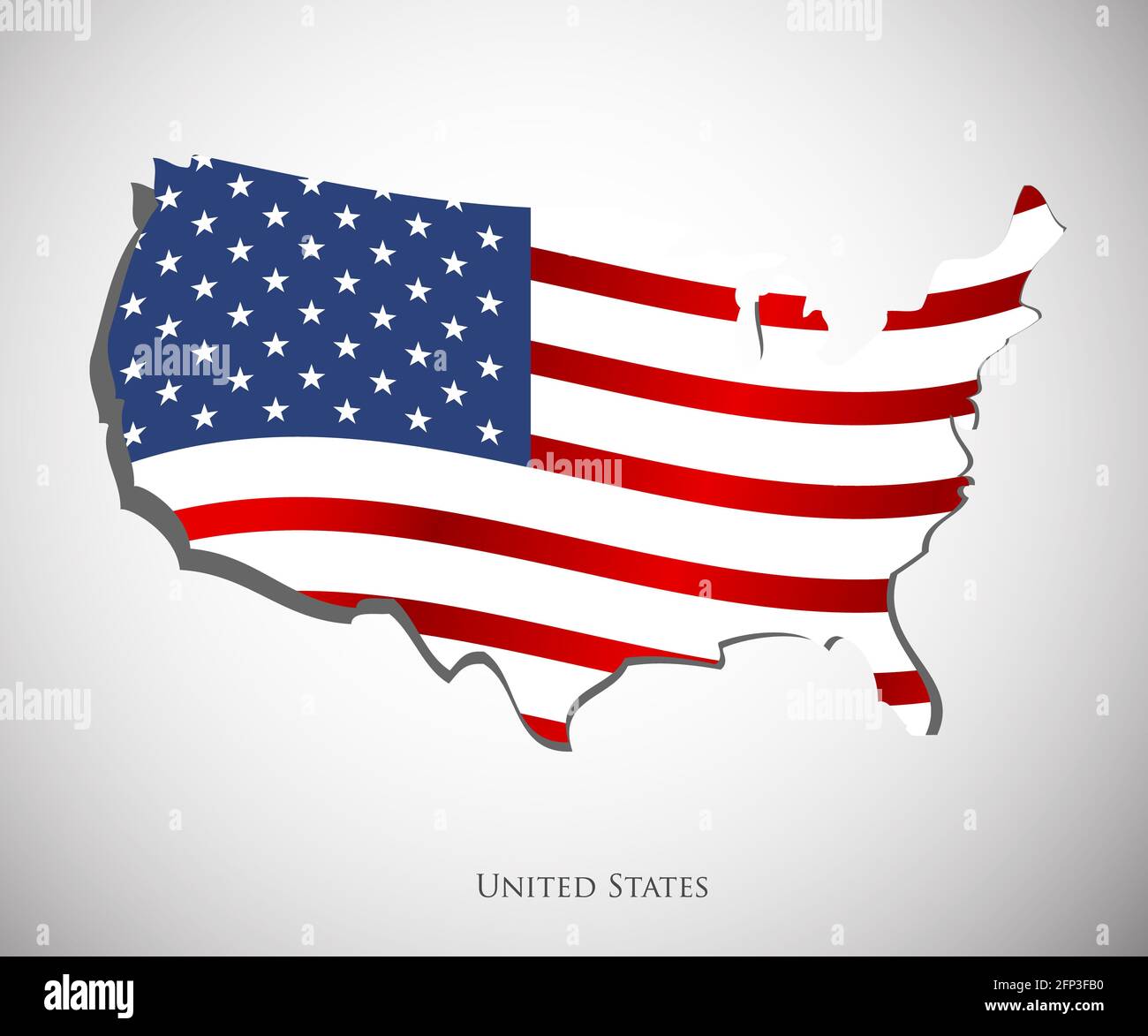 UNITED STATES OF AMERICA MAP, USA vector, Independence day background ...