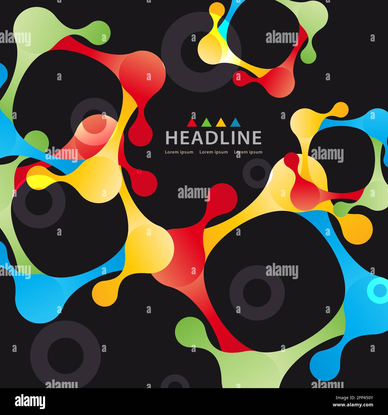 Brochure header colorful layout background template design Stock Vector ...