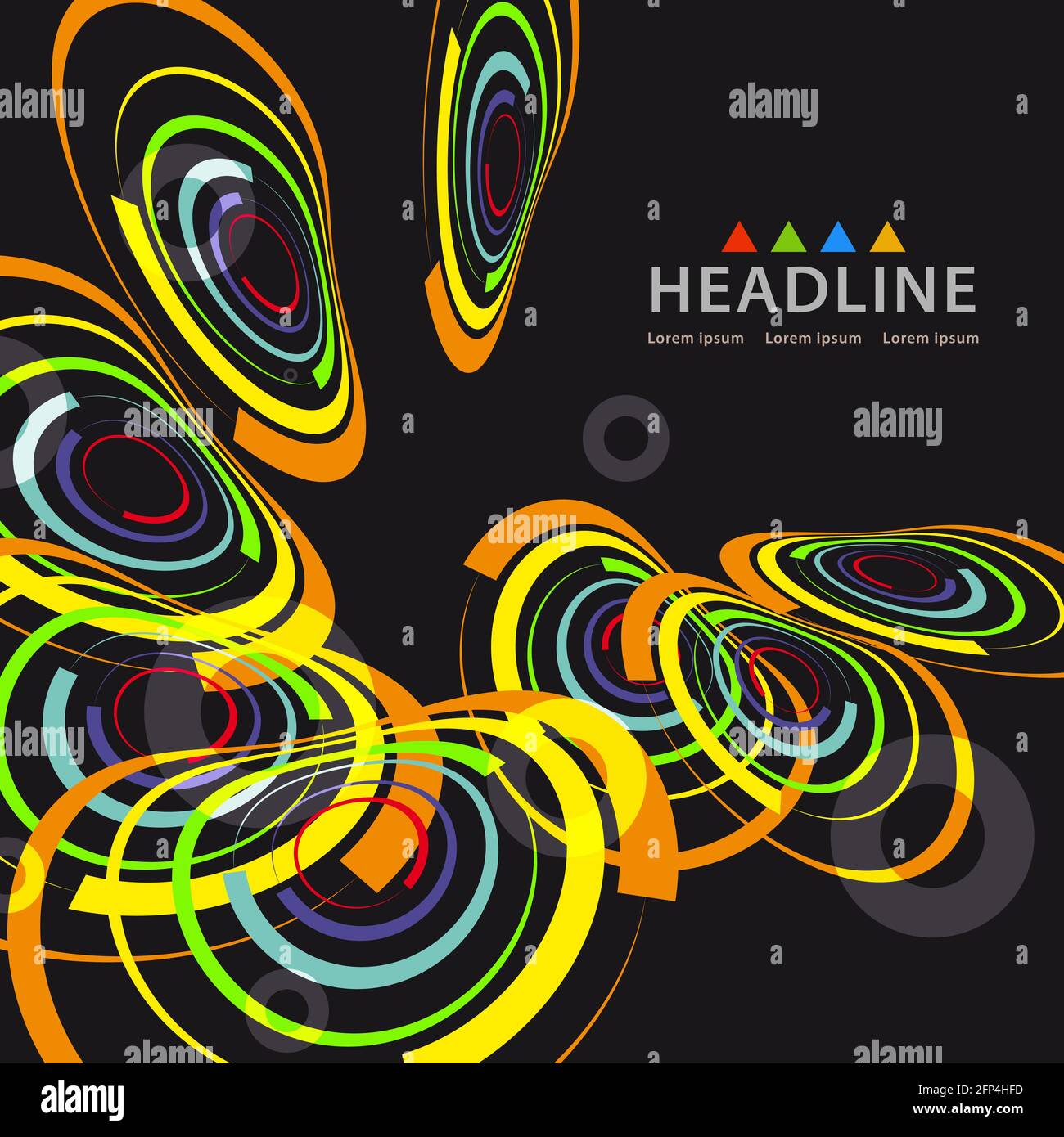 Brochure header colorful layout background template design Stock Vector ...