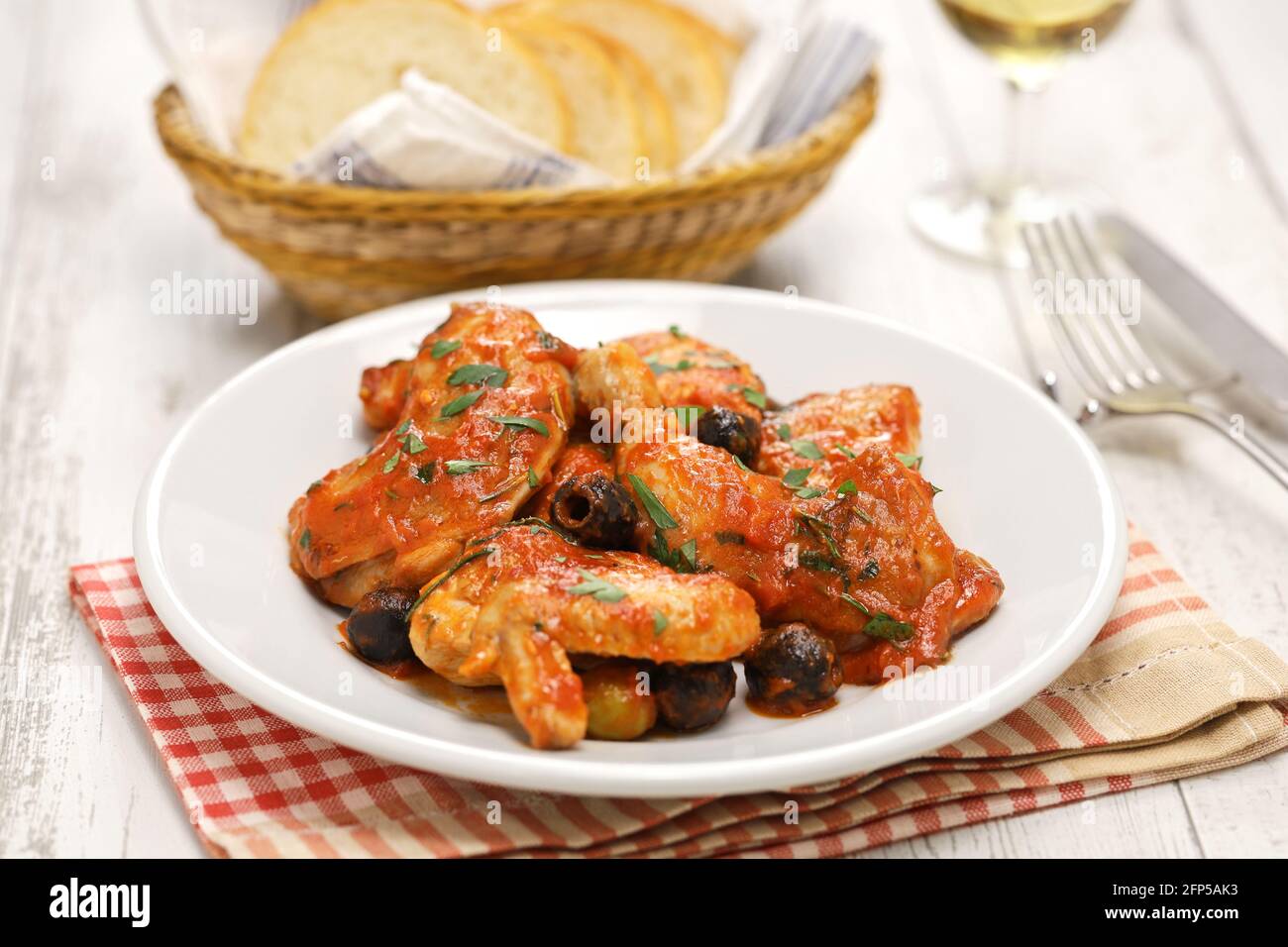 chicken cacciatora,pollo alla cacciatora, Italian hunter style braised ...