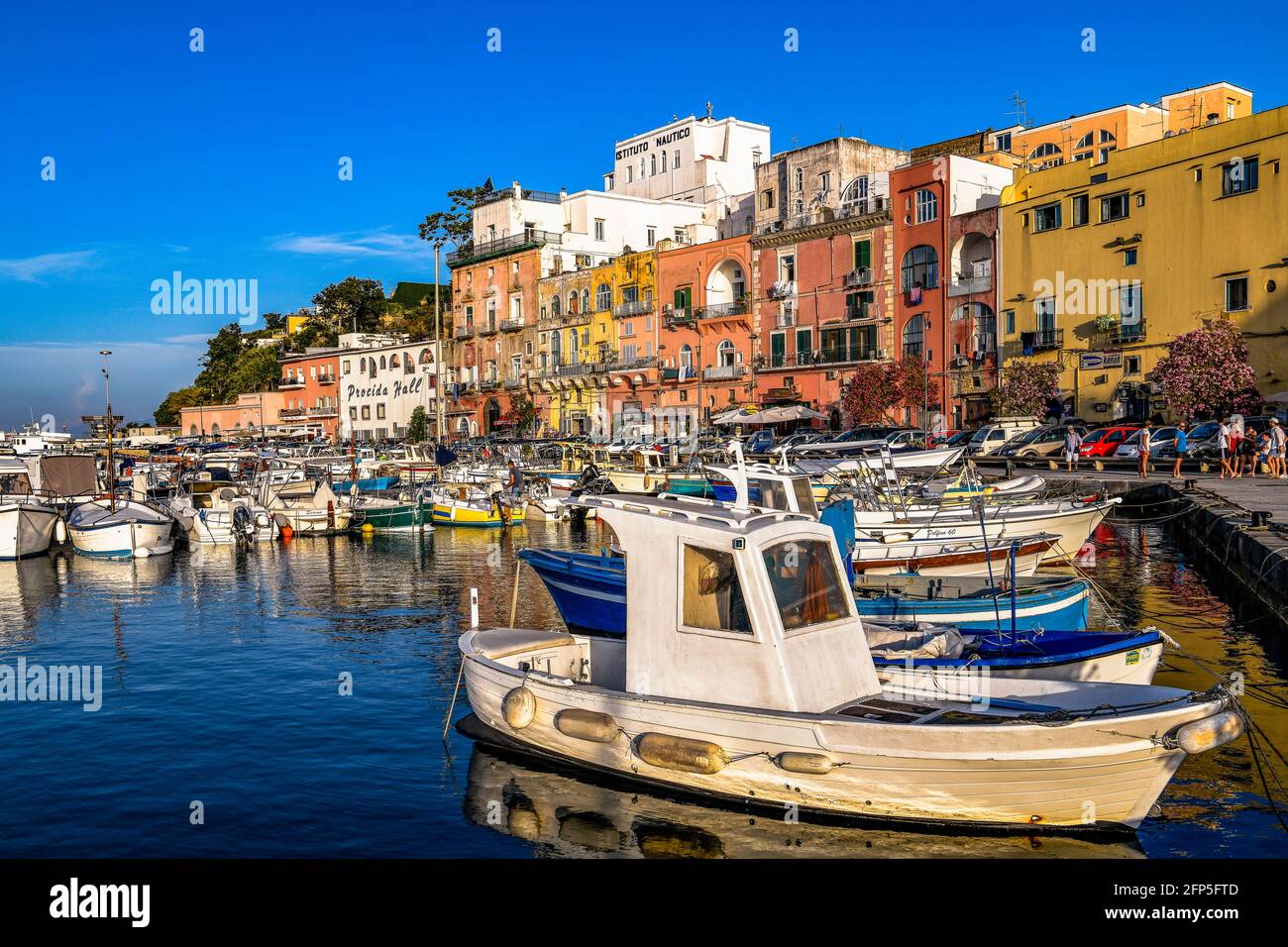 Italy Campania Procida island - Marina Grande Stock Photo - Alamy